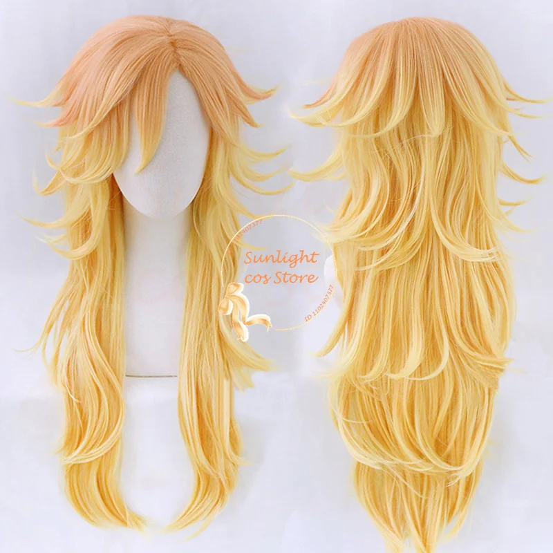 Anime-Douma-Cosplay-Wig-Cruly-Orange-Gradient-Gold-Wig-Douma-Anime ...