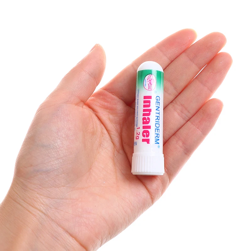 1PCS Mint Cylinder Nasal Inhaler Refresh Brain Anti Stuffy Rhinitis ...