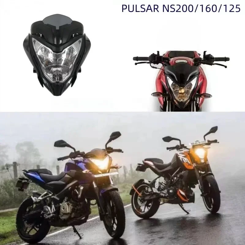 オートバイ ヘッドライト BAJAJ用 Pulsar 150 200用 PULSAR150用 PULSAR200用 フロントヘッドラ Head ...