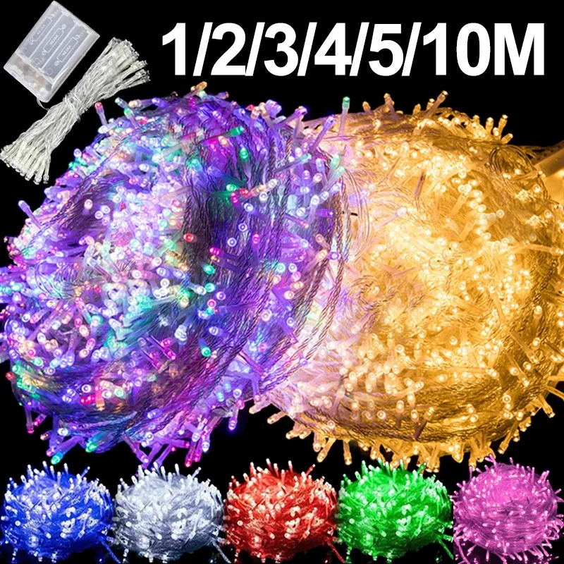 LED-Lights-String-Garden-Tree-Garland-Fairy-String-Light-Bedroom ...