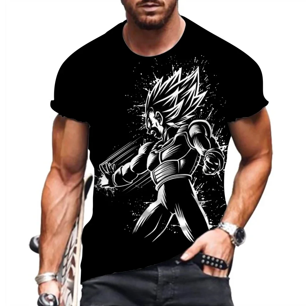 Men-s-T-Shirt-Vegeta-2024-Dragon-Ball-Z-Goku-Cartoon-New-Short-Sleeve ...