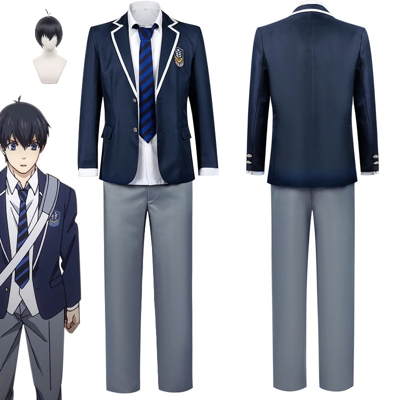 Anime-BLUE-LOCK-Isagi-Yoichi-Cosplay-Costume-Halloween-Role-Play-School ...
