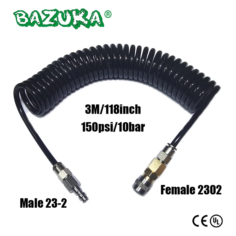 HPA Magazine Coil Hose Female 2302 Male 23 2 Adapter Foster Quick ...