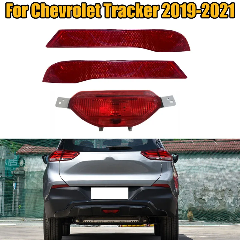 For-Chevrolet-Tracker-2019-2020-2021-Rear-Bumper-Reflector-Stop-Light ...