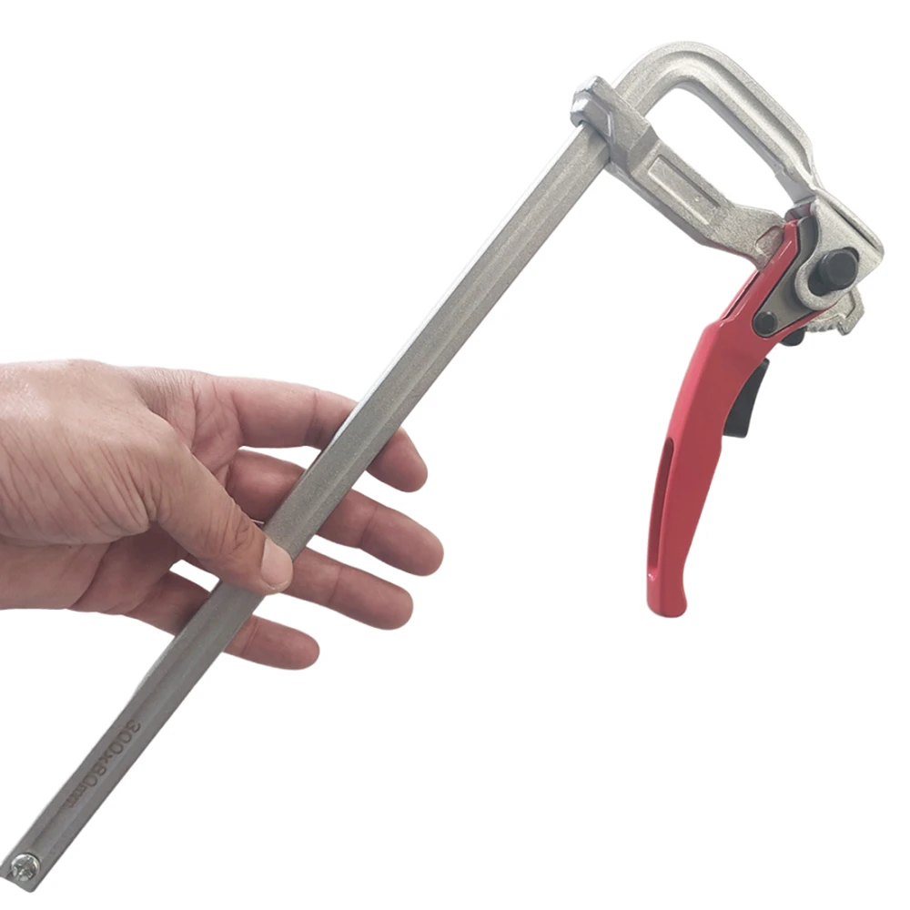 300x80mm-Ratchet-Arm-Heavy-Duty-Bar-Clamp-Strong-Hand-F-Clamp-for ...