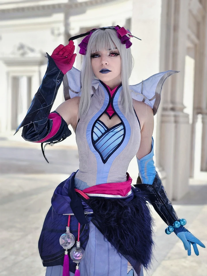 ROLECOS LOL Snow Moon Morgana Cosplay Costume Game LOL the Fallen
