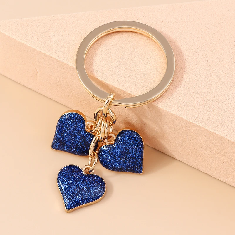 Lovely-Colorful-Heart-Keychain-Love-Keyrings-Valentine-s-Day-Gift-Key ...
