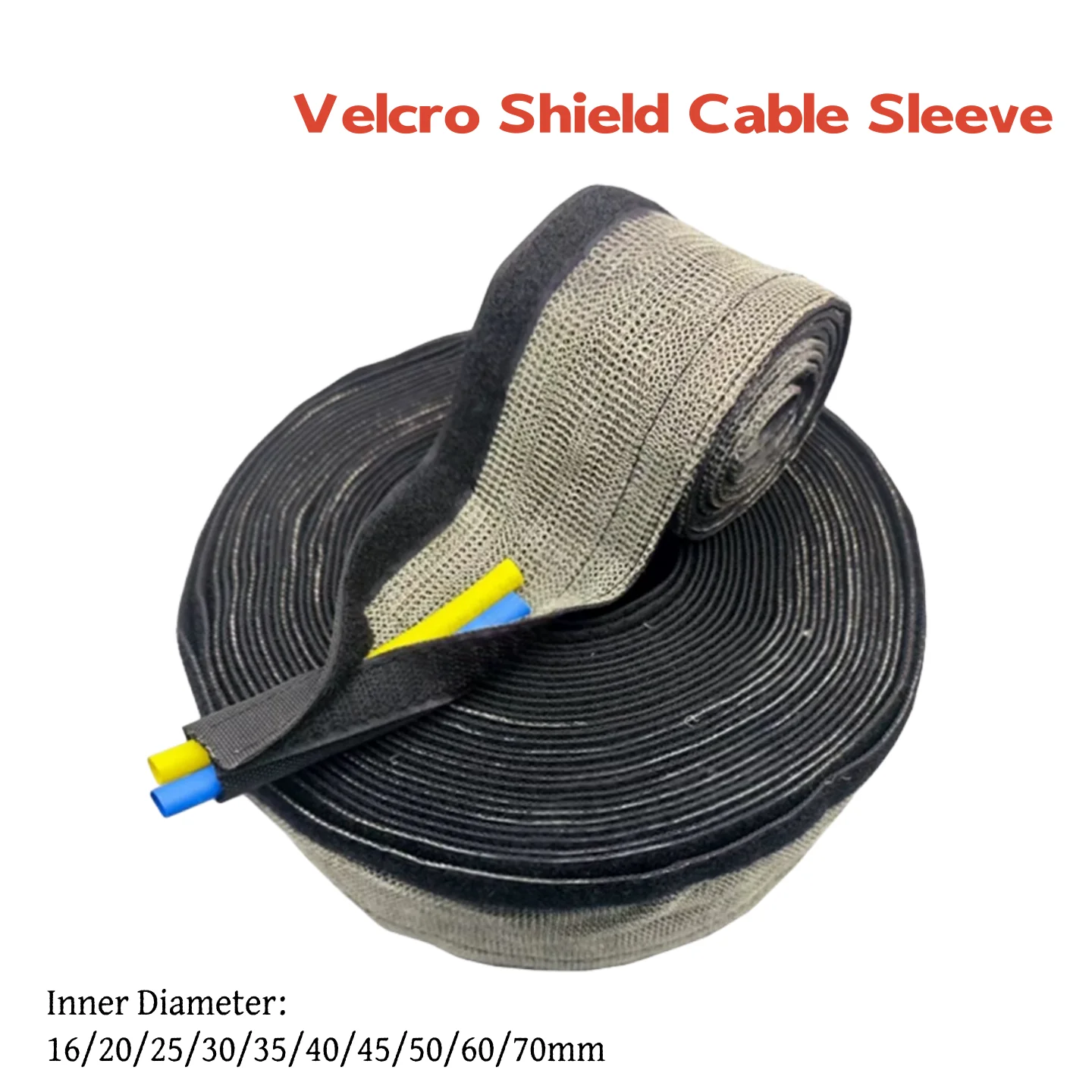 Shield Cable Sleeve Insulation Velcro Tape Nylon Harness Sheath ...