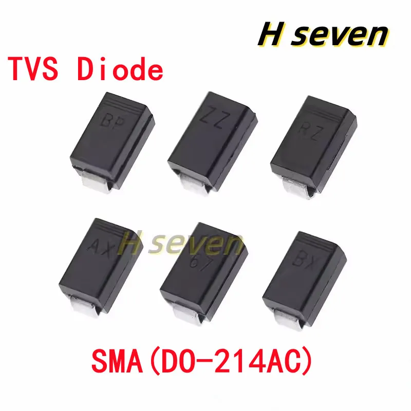 20pcs-SMAJ3-3A-CA-SMAJ200A-CA-SMAJ440A-CA-SMD-TVS-Transient-Suppression ...