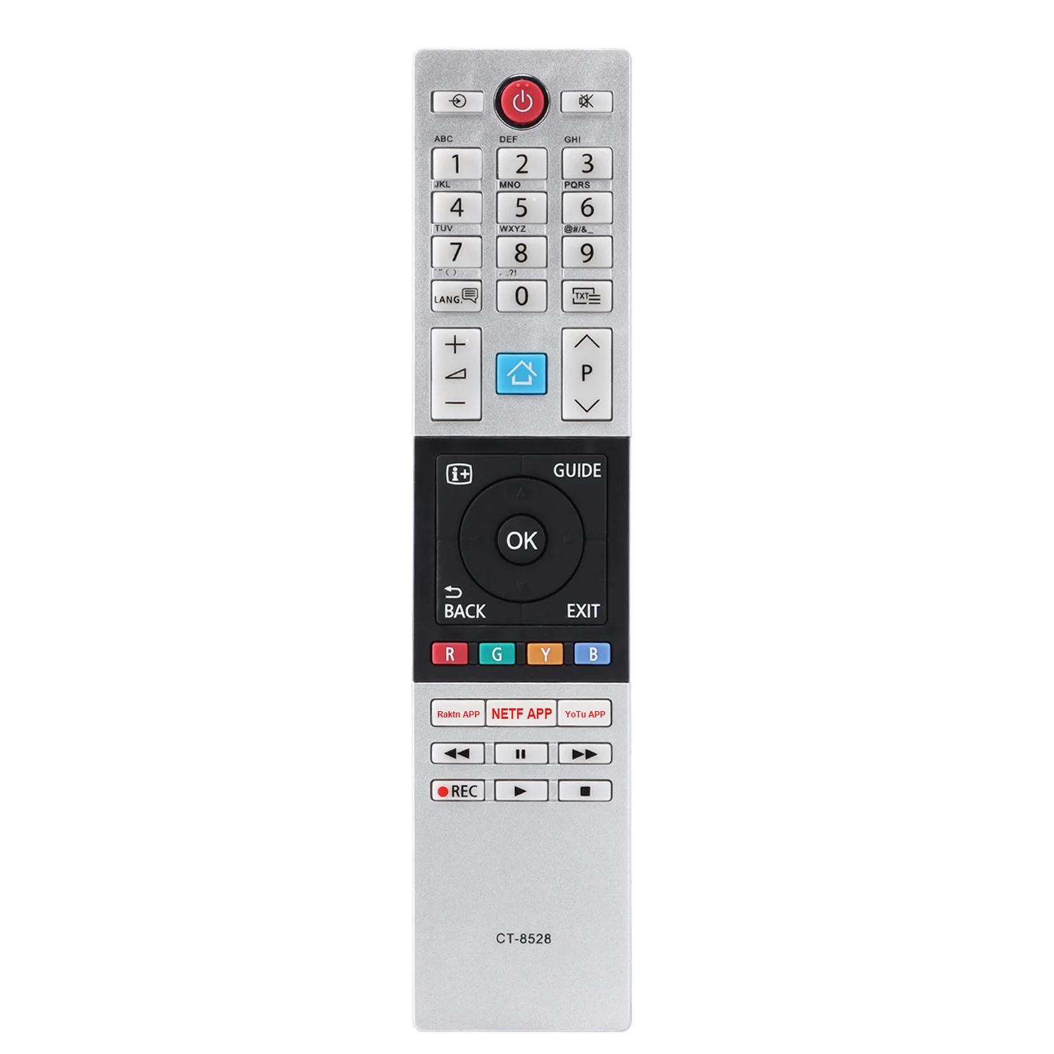 Remote Control CT-8528 Use for Toshiba HDTV LED/LCD TV CT-8533 CT-8543 ...