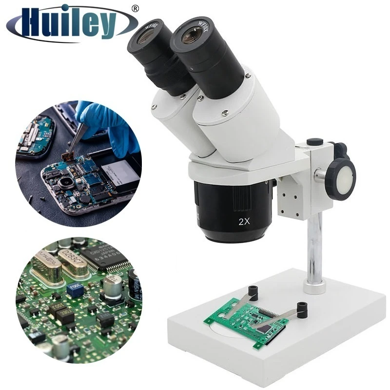 20x-40x Industrial Binocular Stereo Microscope Pcb Soldering Repairing Tool For Mobile Phone ...