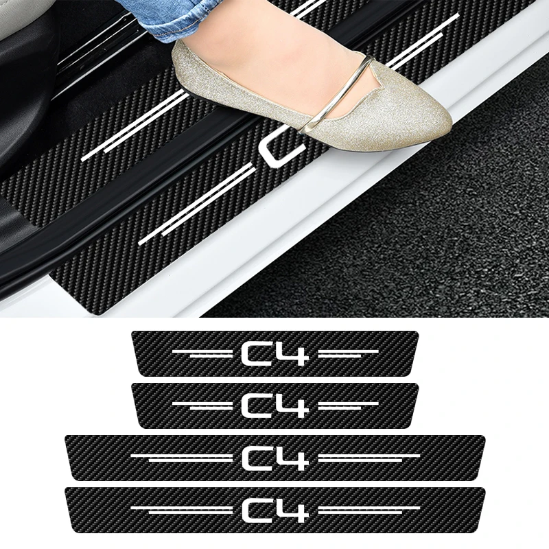 4-Stuks-Auto-Deur-Drempel-Bescherming-Sticker-Anti-Kras-Vuile-Voor ...