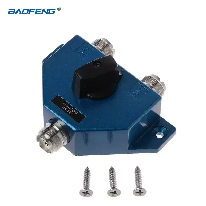 NEW-CA-201-Antenna-Switcher-UHF-1-8-600MHz-Manual-Aerial-SMA-Female ...