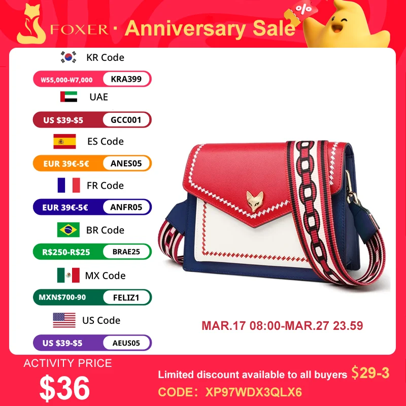 FOXER-Brand-Women-Messenger-Crossbody-Bag-Lady-Colorful-Panelled-Flap ...