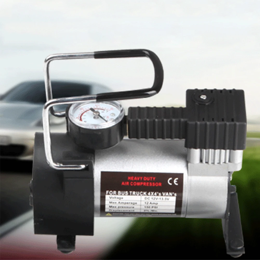 Compresseur auto,Compresseur d'air en métal Portable de luxe,gonfleur ...