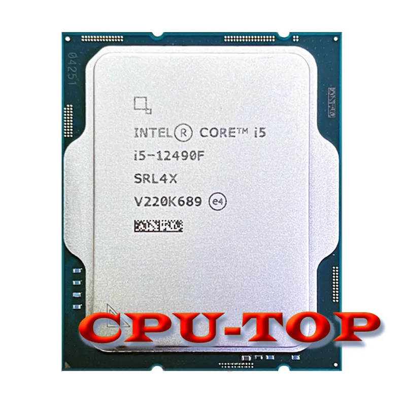 NEW Intel Core i5-12490F i5 12490F new 3GHz 6-Core 12-Thread CPU Processor 10NM L3=18M 65W LGA 1700