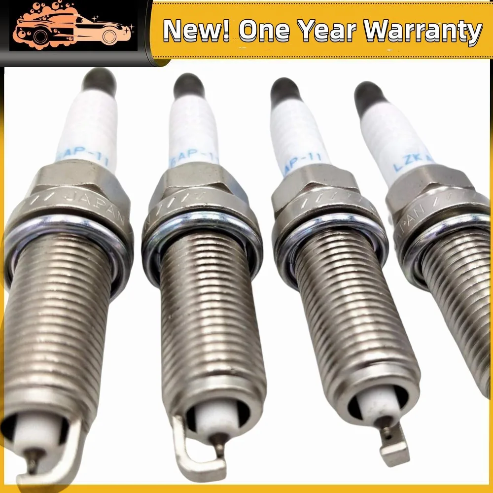 4-PCS-22401-CK81B-LZKAR6AP-11-22401-ED815-Platium-Spark-Plug-For-NISSAN ...