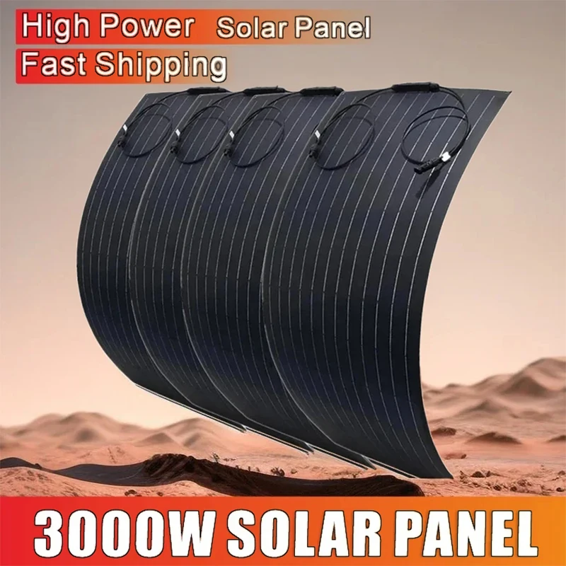 3000W-high-power-solar-panel-ETFE-solar-panel-high-efficiency-portable ...