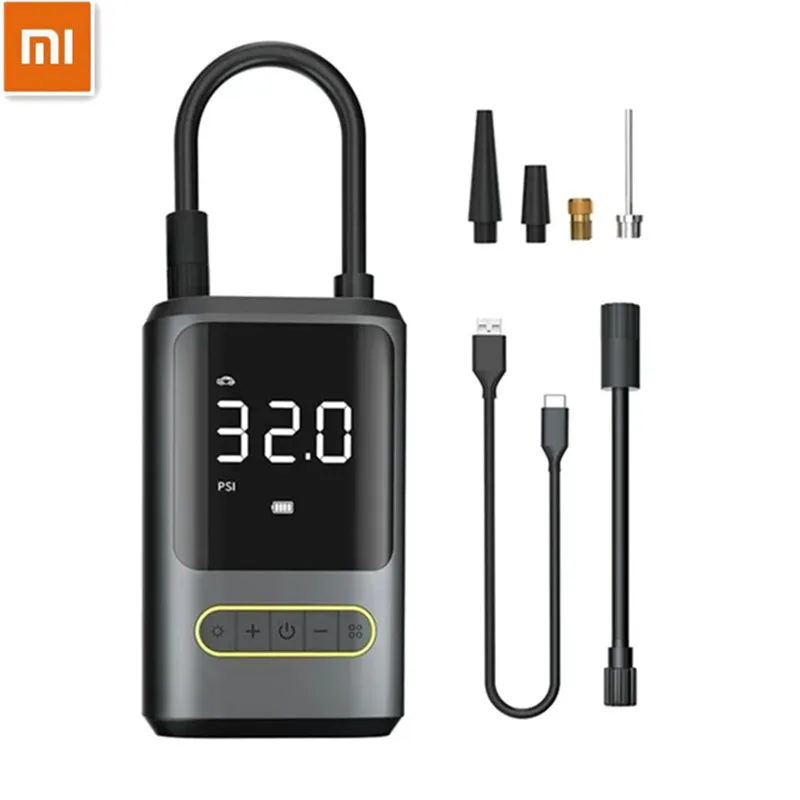 XIAOMI-150PSI-4000mAh-Portable-Mini-Inflator-Cordless-Bicycle ...