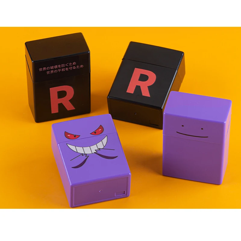 New-Cartoon-Pokemon-Ptcg-Gengar-Card-Storage-Box-Ditto-Rocket-Team ...