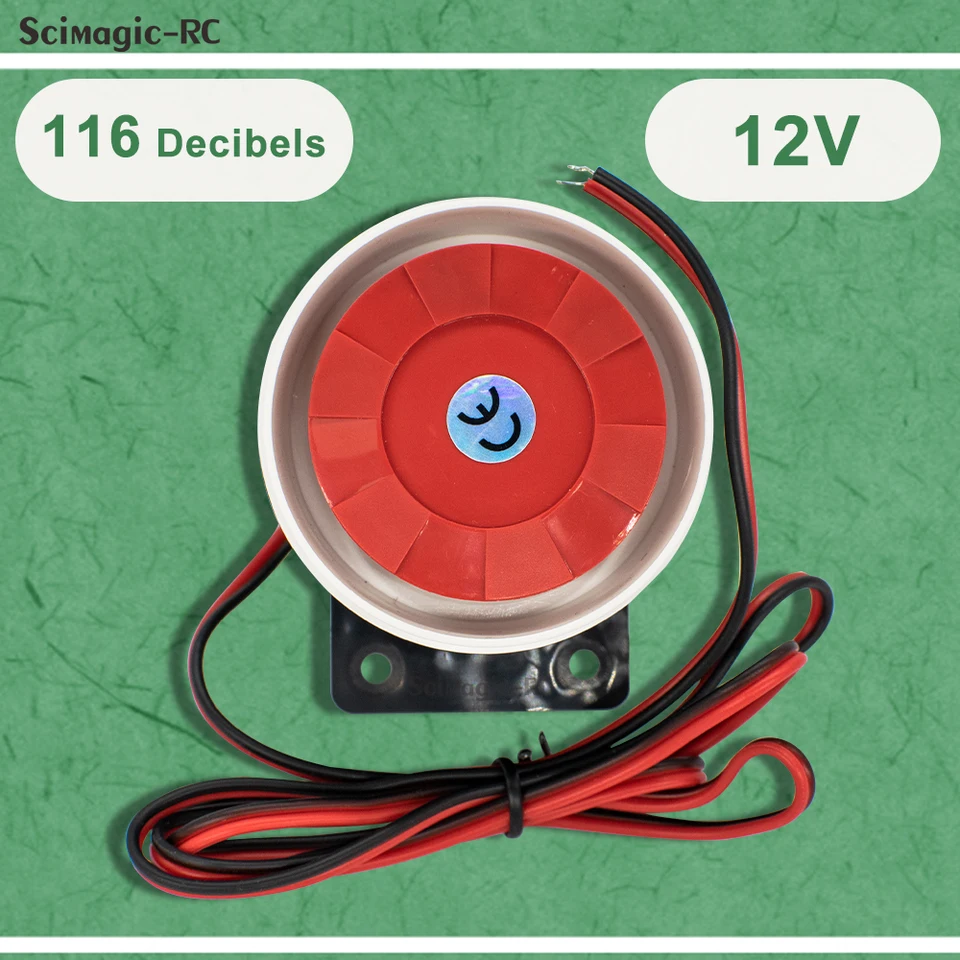 Wireless Alarm System 120dB Security Alarm Siren - DC 12V Home ...