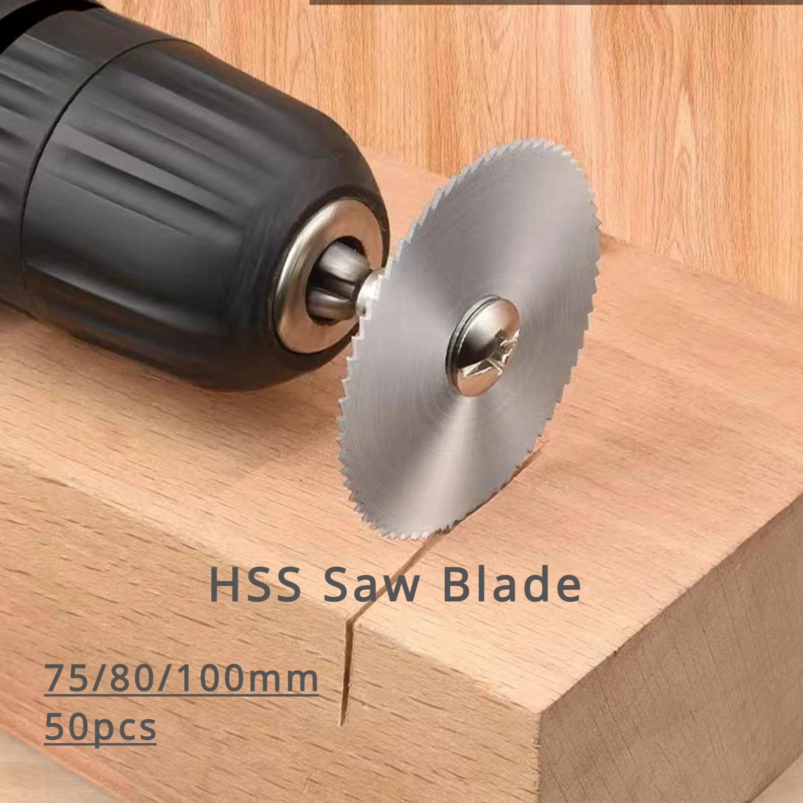 75-80-100mm-50pcs-HSS-Circular-Saw-Blade-Disc-Milling-Cutter-Rotating ...