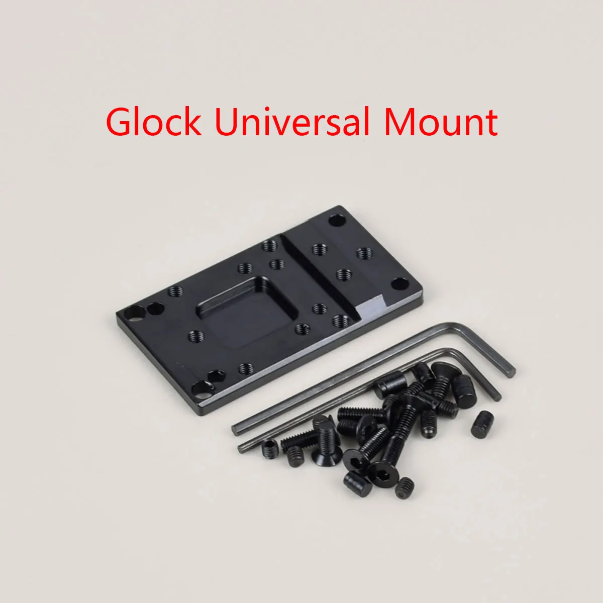 Universal Rear Sight Mount Plate Trijicon Rmr Vism M1 Base Fit Glock 17 ...