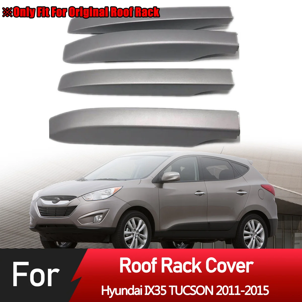 Roof-Rack-Cover-For-Hyundai-IX35-TUCSON-2011-2015-Front-Rear-Left-Right ...