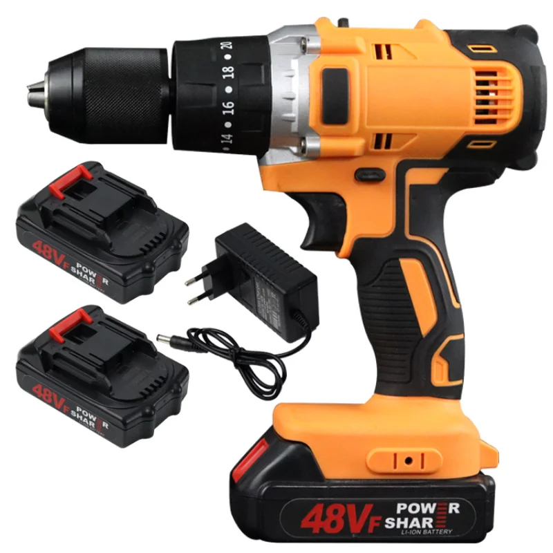 48V Cordless Drill Electric Screwdriver Mini Wireless Power Driver DC ...