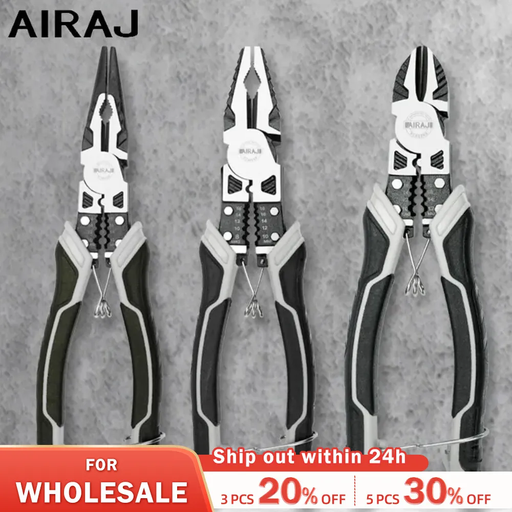 AIRAJ-Multifunctional-Universal-Diagonal-Pliers-Hardware-Wire-Cutters-Professional-Electrician ...
