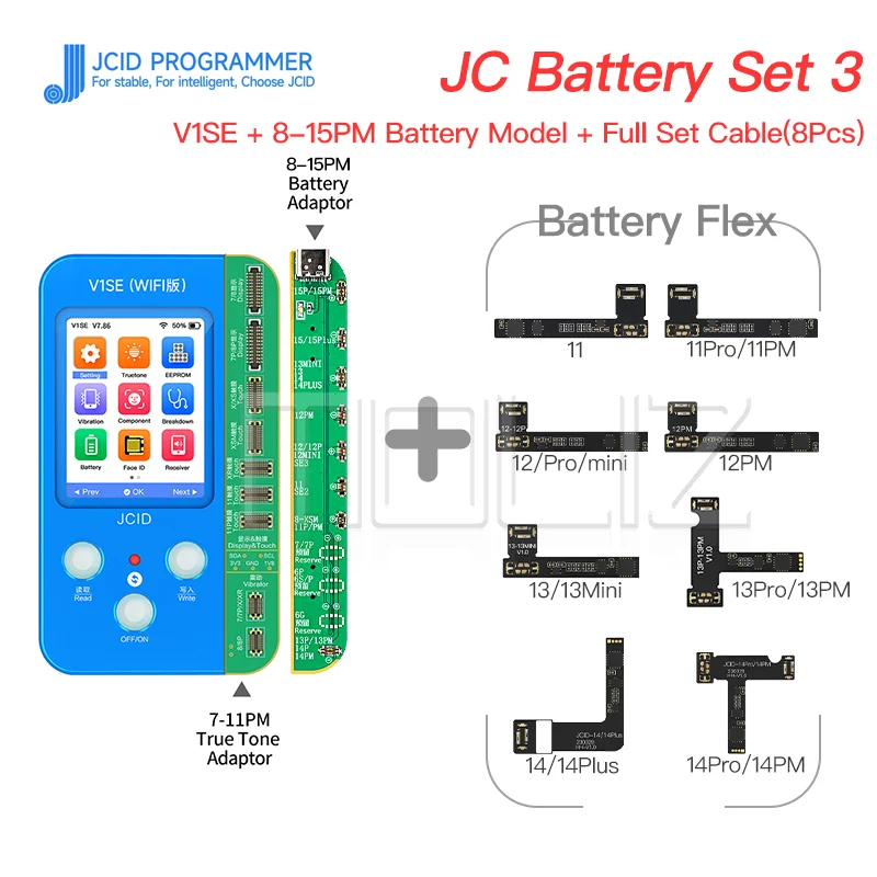 JCID-JC-V1SE-Battery-Repair-Board-Flex-Cable-for-iPhone-11-14Pro-Max ...