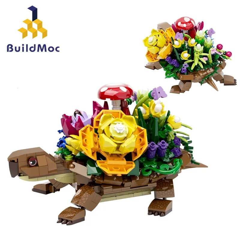 Buildmoc-Turtles-Animals-Plantered-Flowers-Pots-Ideas-MOC-Set-Building ...