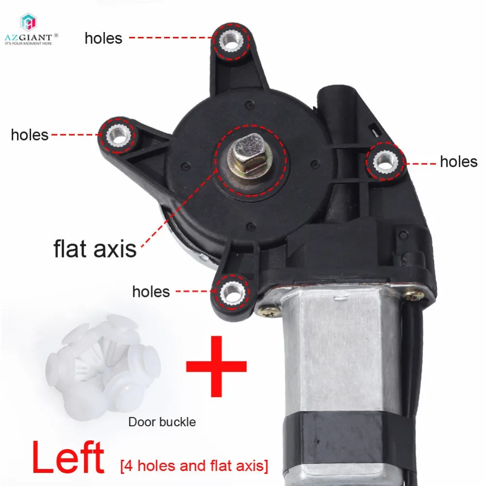 AZGIANT universal 12V/24V 4 hole flat axis Electric car Window lifter ...