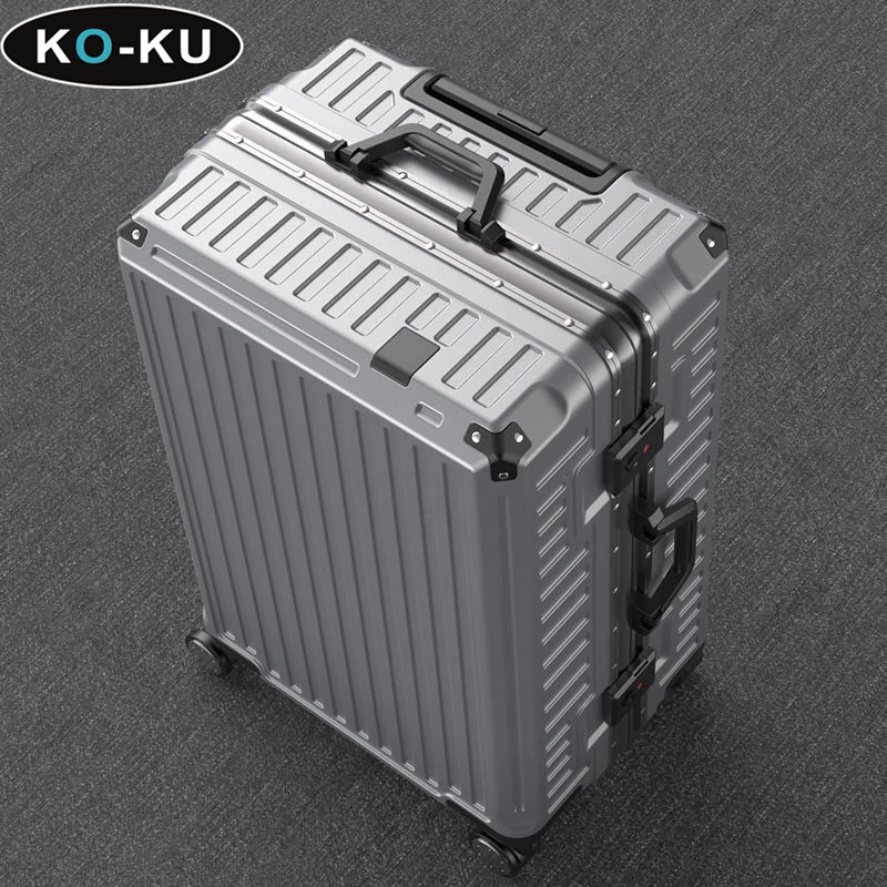KO-KU-Aluminium-Frame-Luggage-30-32-Large-Size-Suitcase-20Inch-Boarding ...
