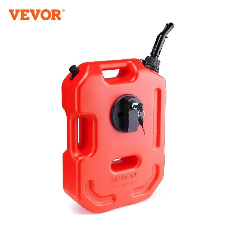 VEVOR-10L-Red-Fuel-Tank-Petrol-Cans-Barrels-Can-Gas-Spare-Container ...