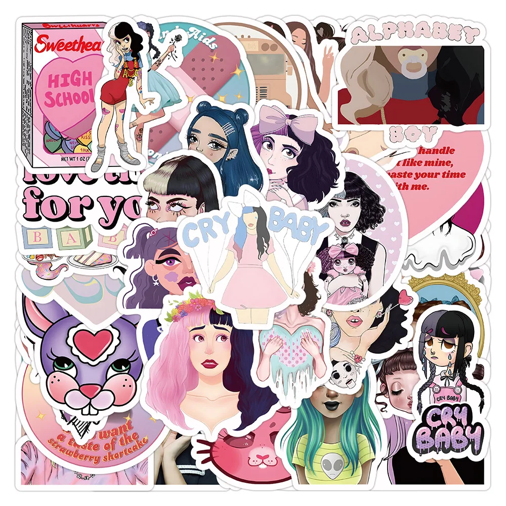 10-30-50PCS-Melanie-Adele-Martinez-Cartoon-Stickers-Singer-Graffiti ...