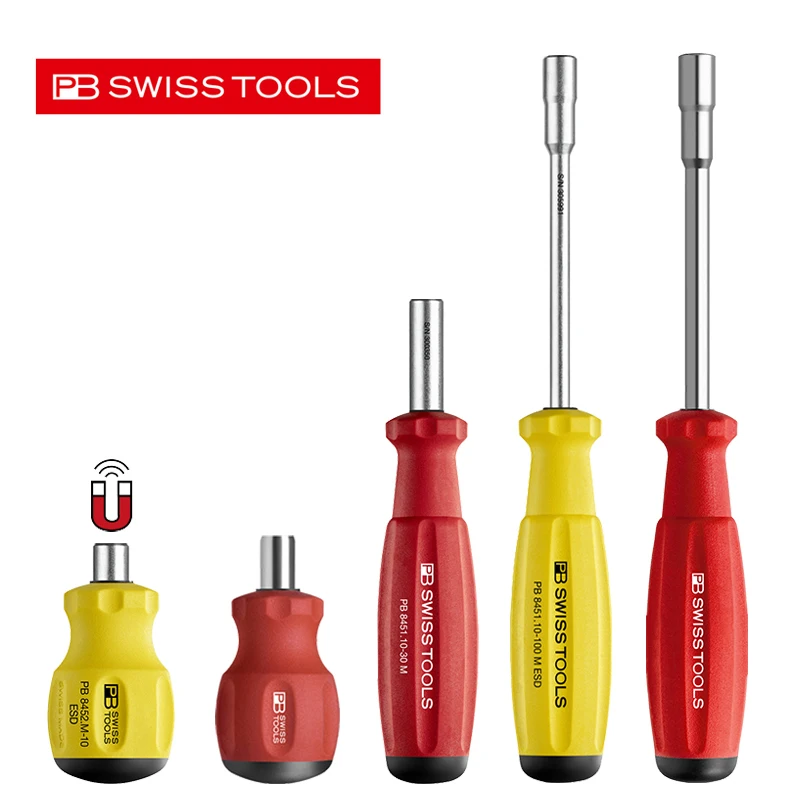 PB-SWISS-TOOLS-ESD-Magnetic-Bit-Holder-Screwdrivers-for-Working-in-ESD-Protection-Zones-Combined ...