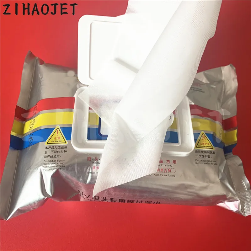 Flatbed-UV-Solvent-printer-print-head-wiping-wet-wipers-For-Epson-DX5 ...