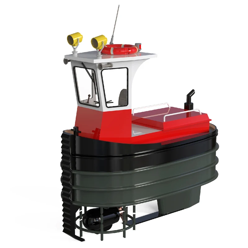 1-18-Boat-Model-190mm-M8-A-Yacht-Logging-Boat-Remote-Control-Boat-Model ...