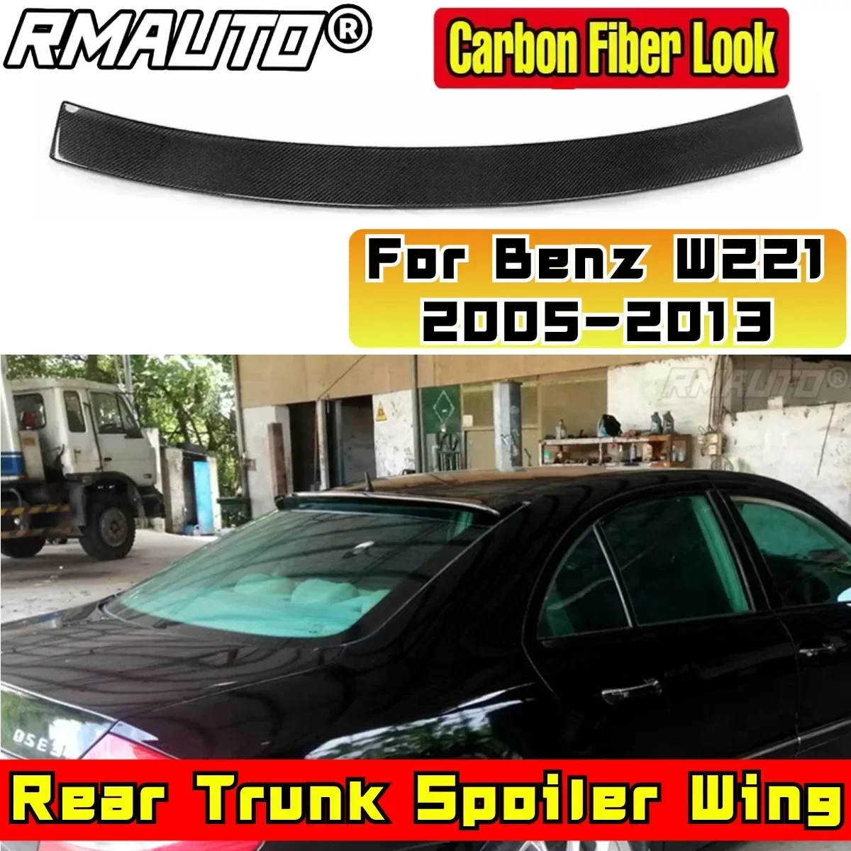Car-Rear-Roof-Spoiler-Body-Kit-Car-Rear-Spoiler-Wing-For-Mercedes-Benz ...