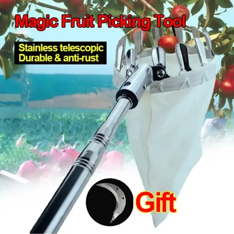 Garden-picker-telescopic-aerial-fruit-picker-pipa-gardening-tools ...