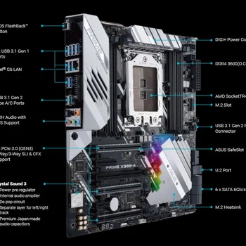 AMD Ryzen Threadripper 1920X Prozessor Motherboard CPU for ASUS PRIME ...
