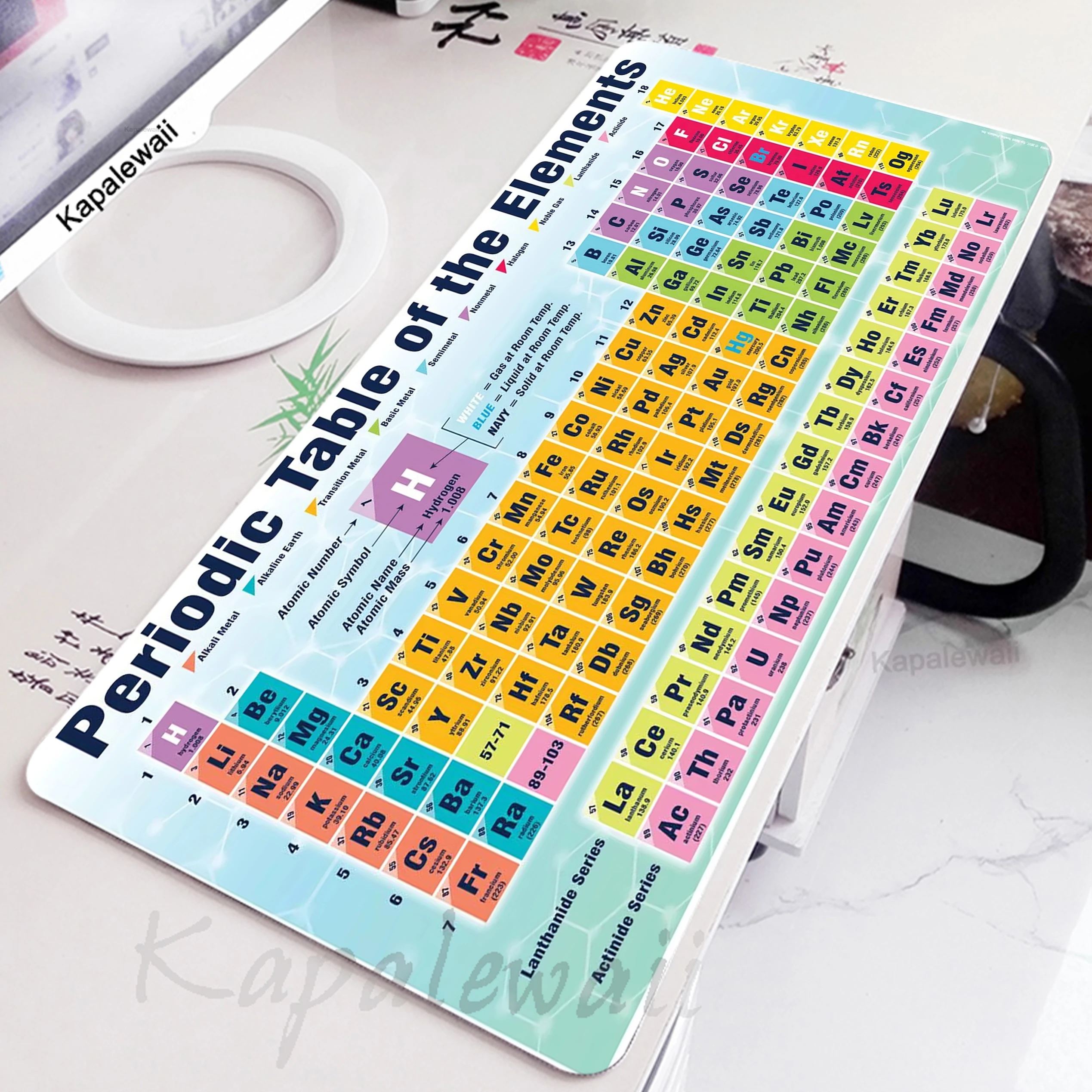 Periodic-Table-of-The-Elements-Desk-Mat-Office-Mousepad-Keyboard-Pad ...