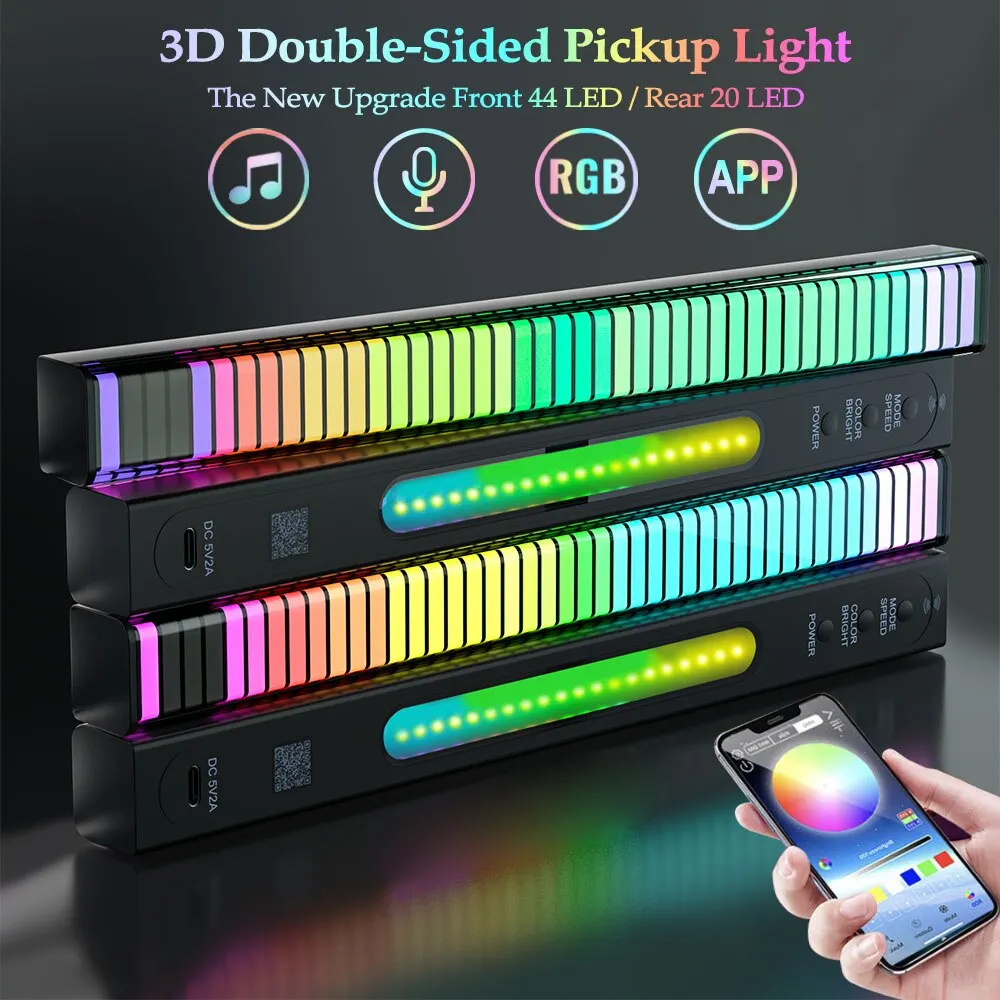 Smart-RGB-Pickup-Lights-LED-3D-Double-Sided-Music-Rhythm-Ambient-Lamp ...