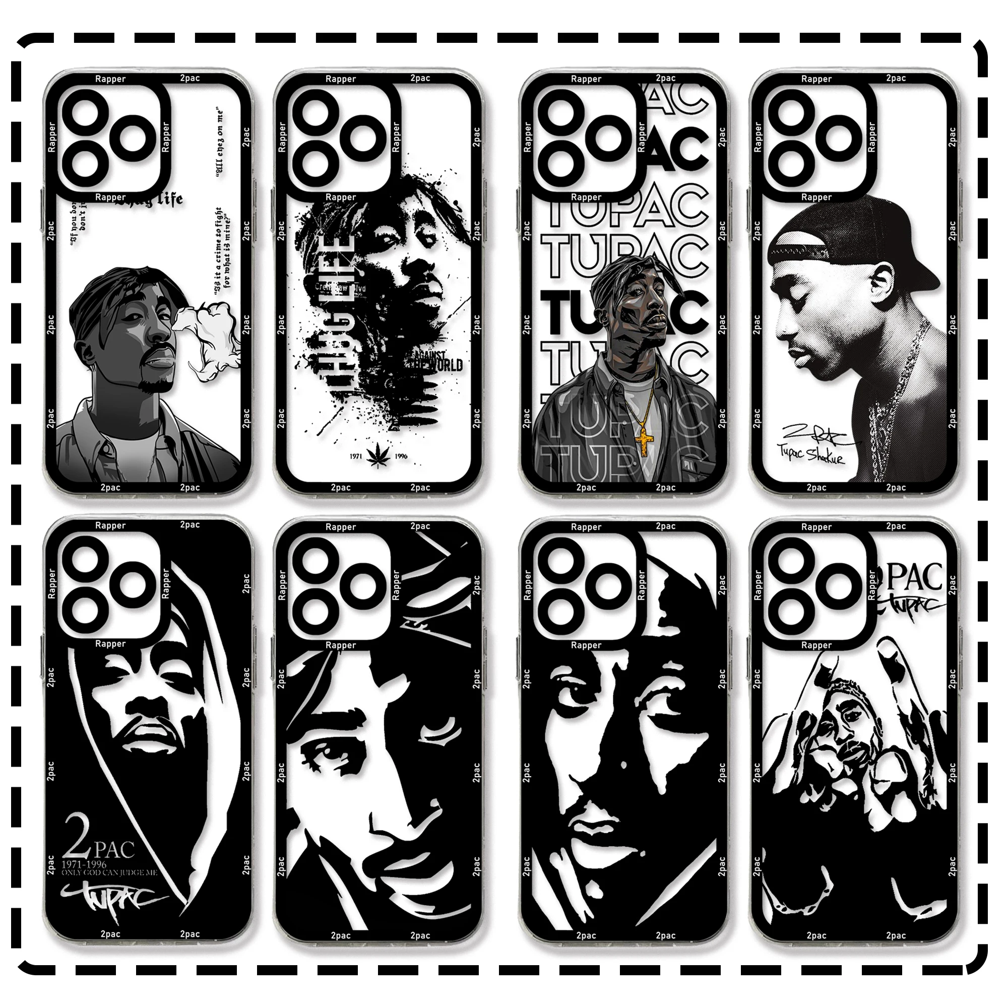 Rapper-2pac-Singer-Tupac-2-Phone-Case-For-Xiaomi-Redmi-Note-13-12-12C ...