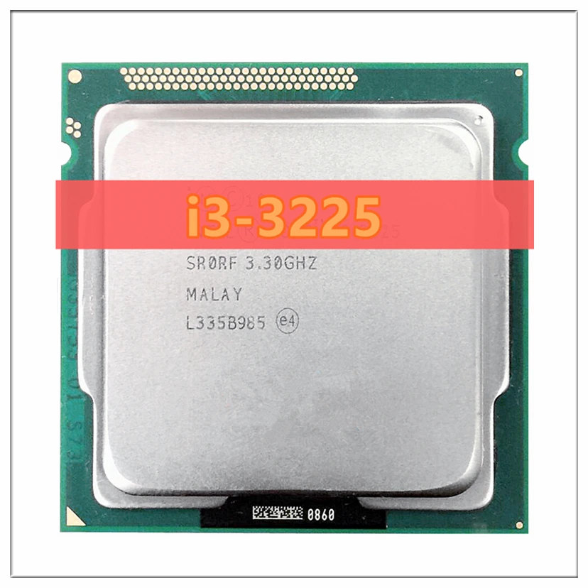 코어 i3 3225 i3 3225 3.3 GHz 중고 듀얼 코어 CPU 프로세서 3M 55W LGA 1155 ...