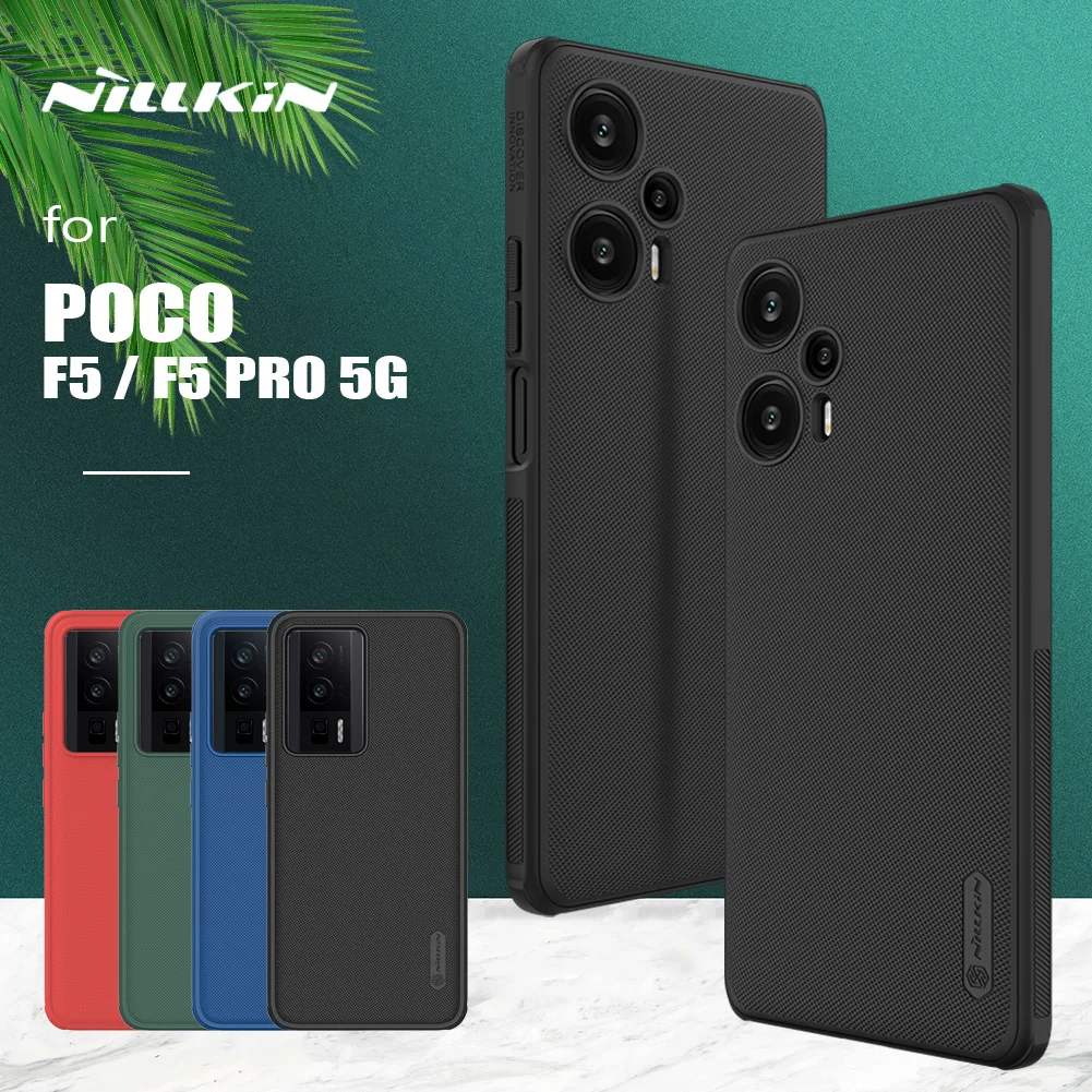 Nillkin-funda rígida ultrafina para Xiaomi Poco F5 Pro 5G, carcasa mate ...