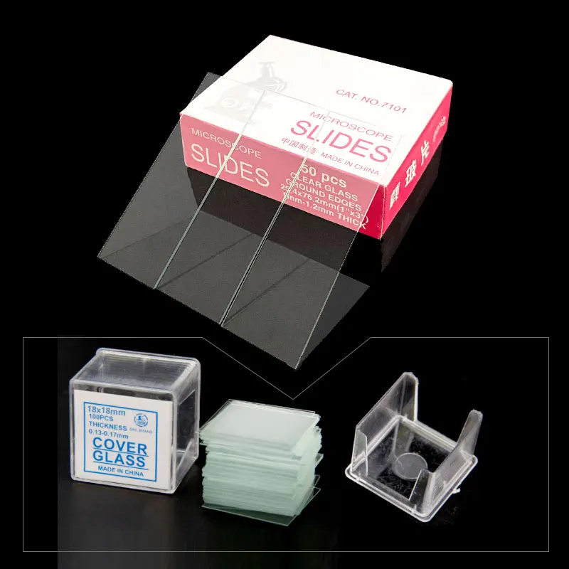 Portaobjetos Para Microscopio 50 Piezas 100 Cubreobjetos*, 53% OFF