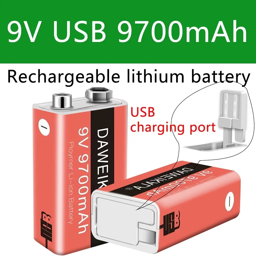 9V-Battery-Rechargeable-battery-9700mAh-Micro-USB-Battery-9v-lithium ...