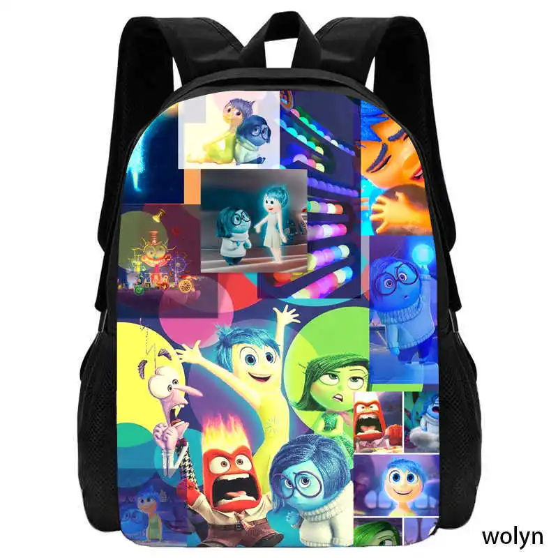 Nueva mochila de dibujos animados de Disney Inside Out 2, bolso de ...